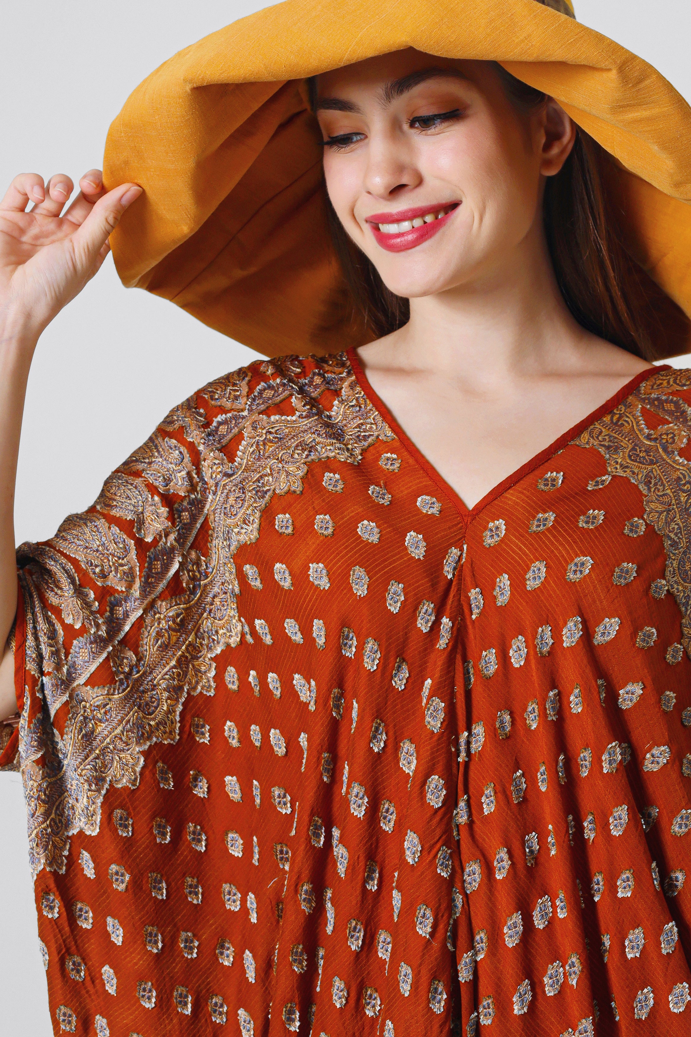 Bohemian Luxury Long Women's Silk Kaftan – Paul Ropp